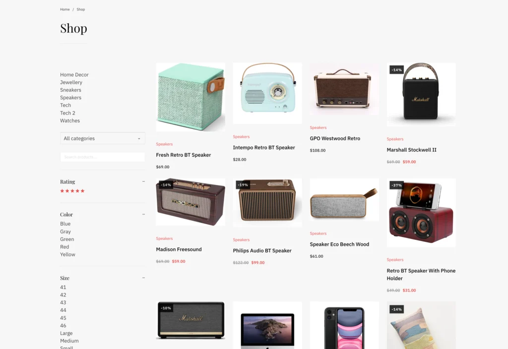 Woocommerce Product Archive 2 Template